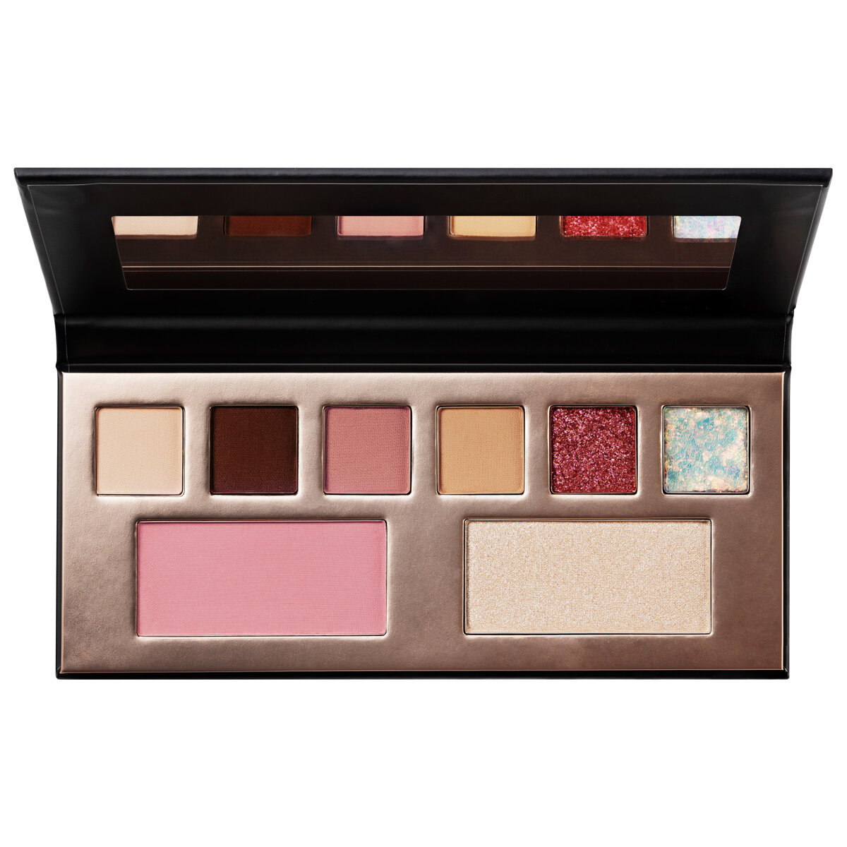 Палетка для макияжа Ninelle для глаз и лица Musa, тон 602 пыльная роза