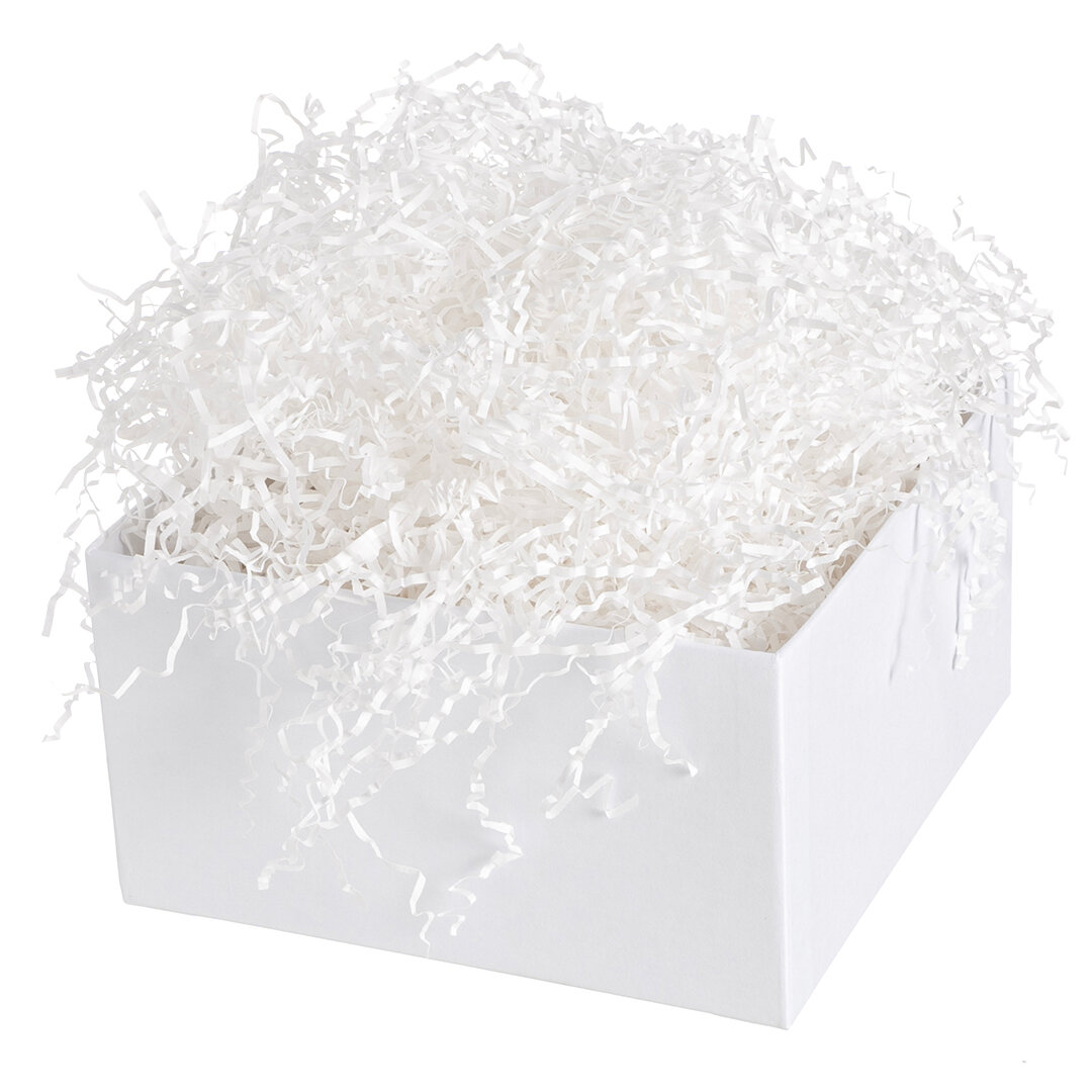 Наполнитель для подарков Дон Баллон бумажный, снежно-белый, 50 г