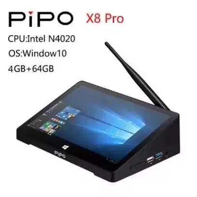 Мини-ПК BEESHI Pipo X8 Pro/X8S/X8 7 дюймов Европейская вилка (EU Plug), X8 Windows 4G 64G