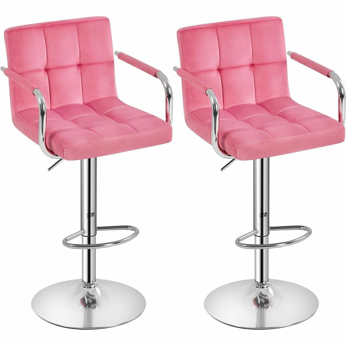 Барный стул,2, розовый