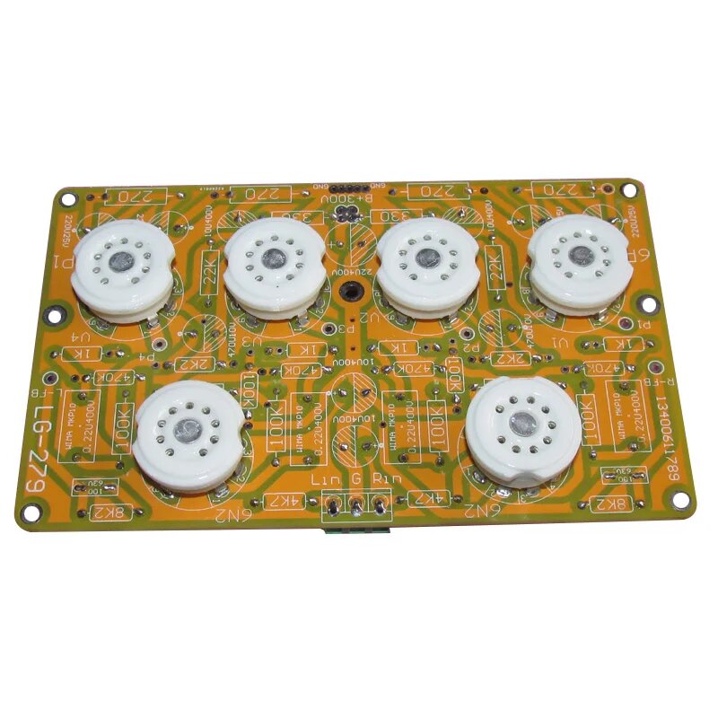 Ламповый усилитель Dynaco Line 6P14, 6N2 Install in reverse, without tube