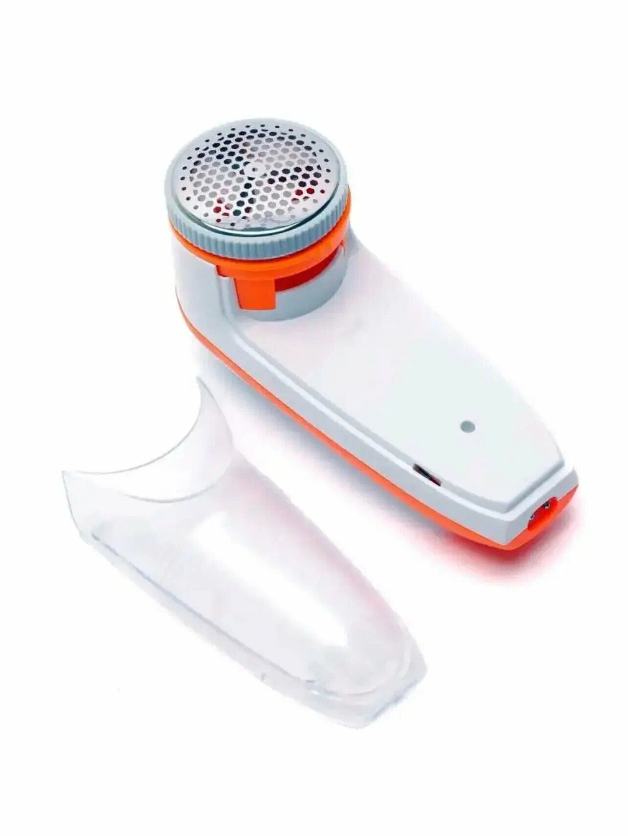 Машинка для удаления катышков, с рукояткой, пластик, металл, белая