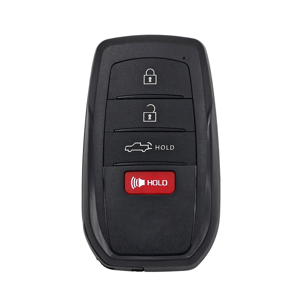 Корпус смарт-ключа-брелока Ecusells с 3/4/5/6 кнопками, необработанный, для as picture showing