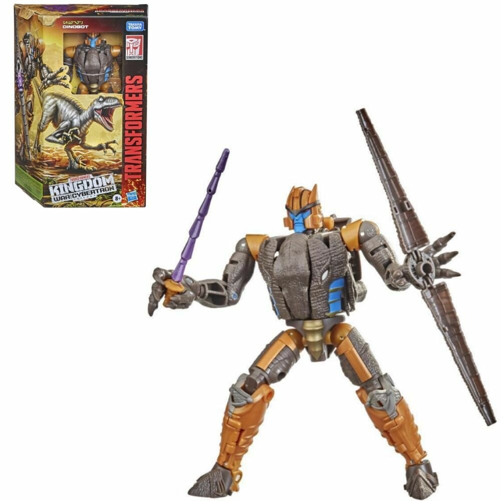 Hasbro Игрушки-трансформеры Generations War for Cybertron: Kingdom Voyager WFC-K18 Фигурка динобота - от 8 лет и старше, 7 дюймов