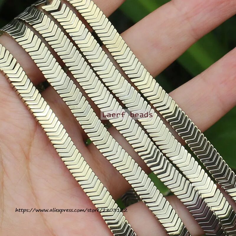 Бусины пирита 6x1 мм, 230 шт. Laerf Beads