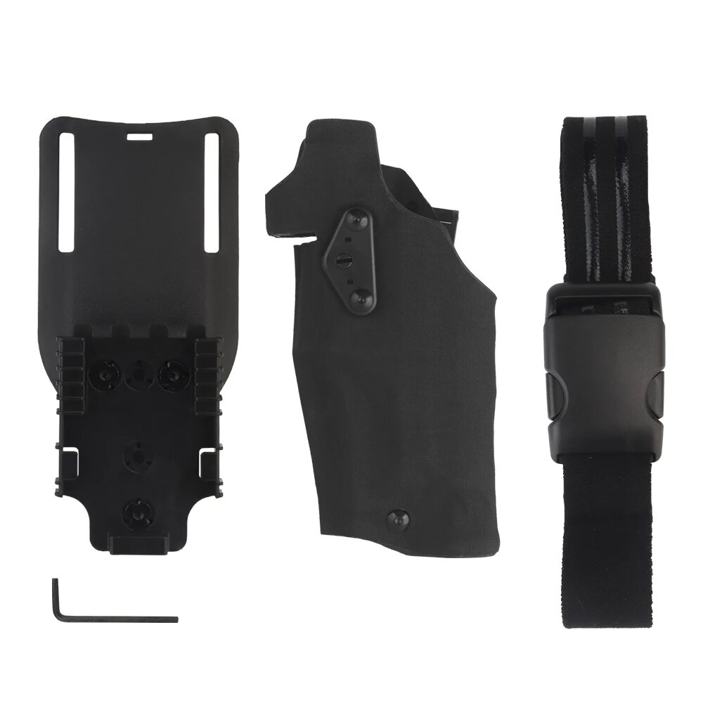 Тактическая кобура CLUSGO Glock 17 Gen4 черная левая