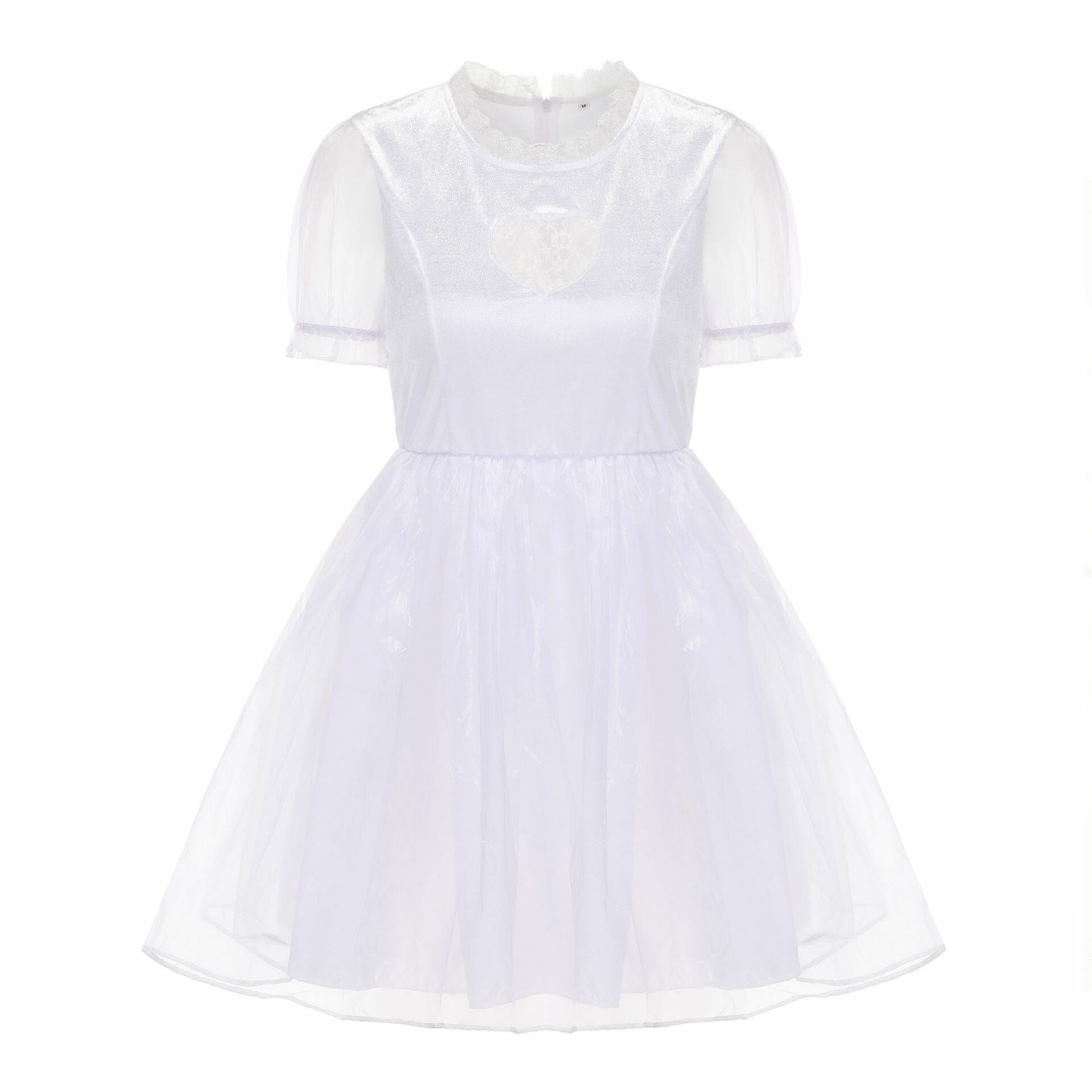 Платье "Дьявол и ангел", для Хэллоуина, черно-белое, с крыльями, трансграничное