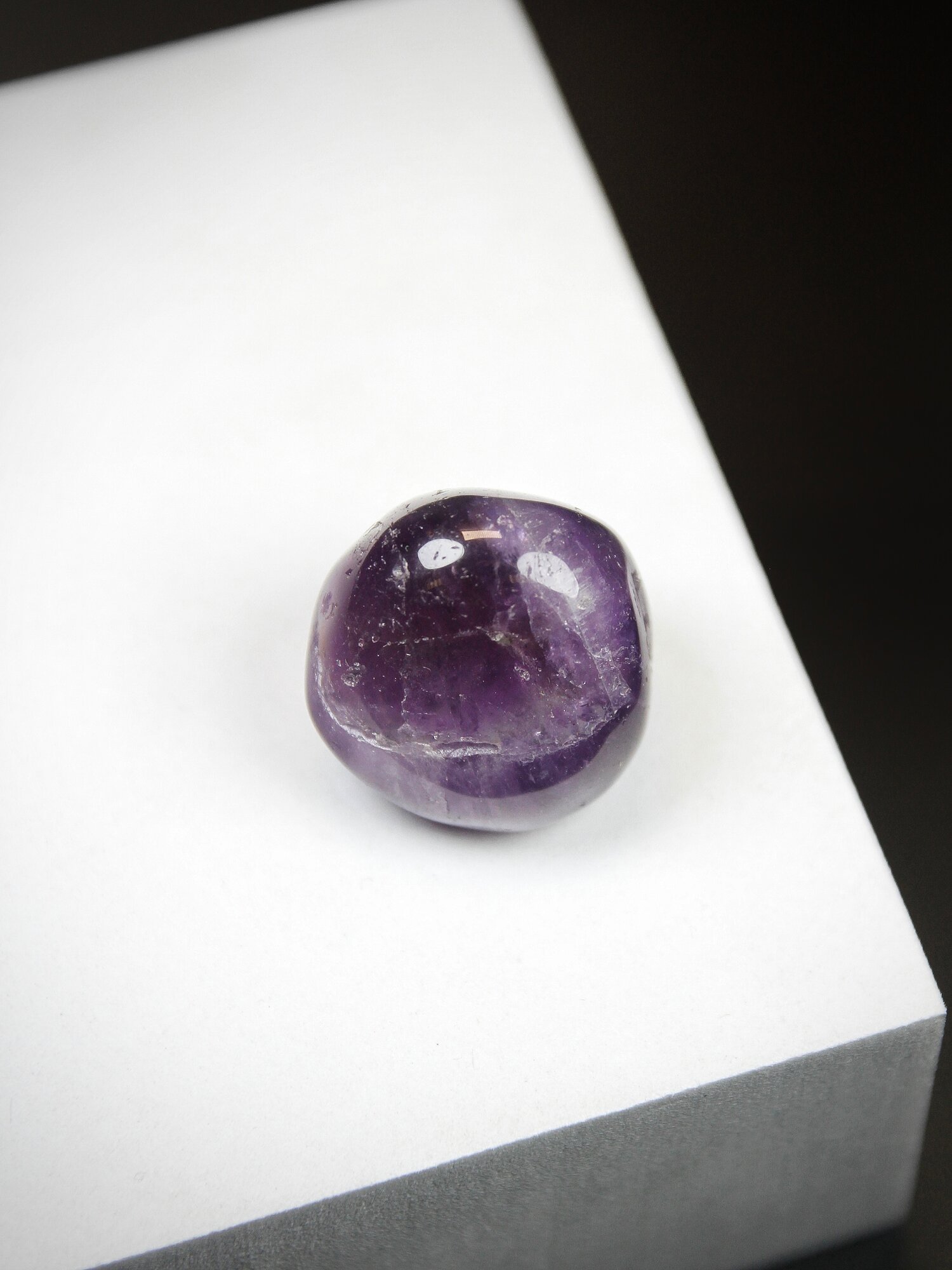 Аметист - 2.5-3.5 см, натуральный камень, 1 шт - оберег