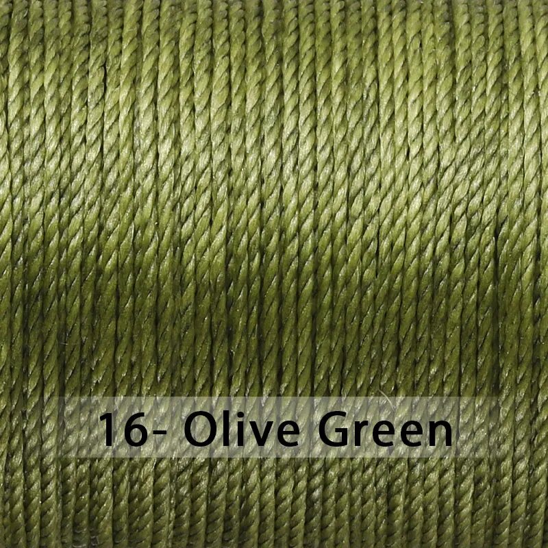 Вощёная нить Tepoztec Olive Green, 0.5 мм, 120M, B16