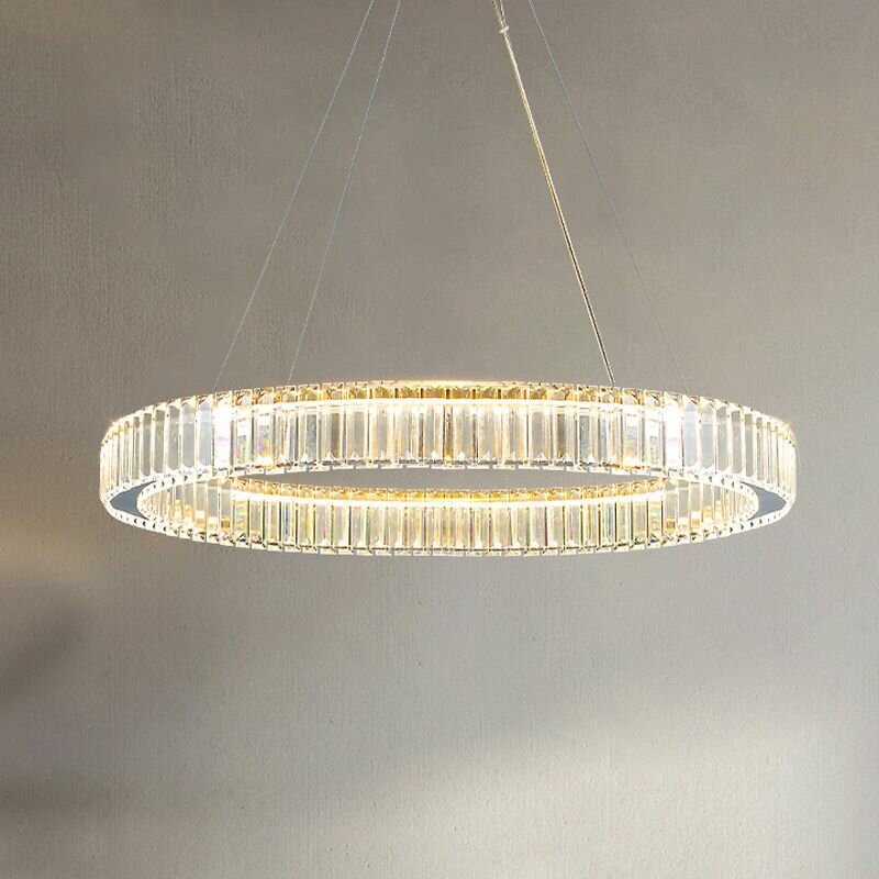 Светодиодная хрустальная люстра