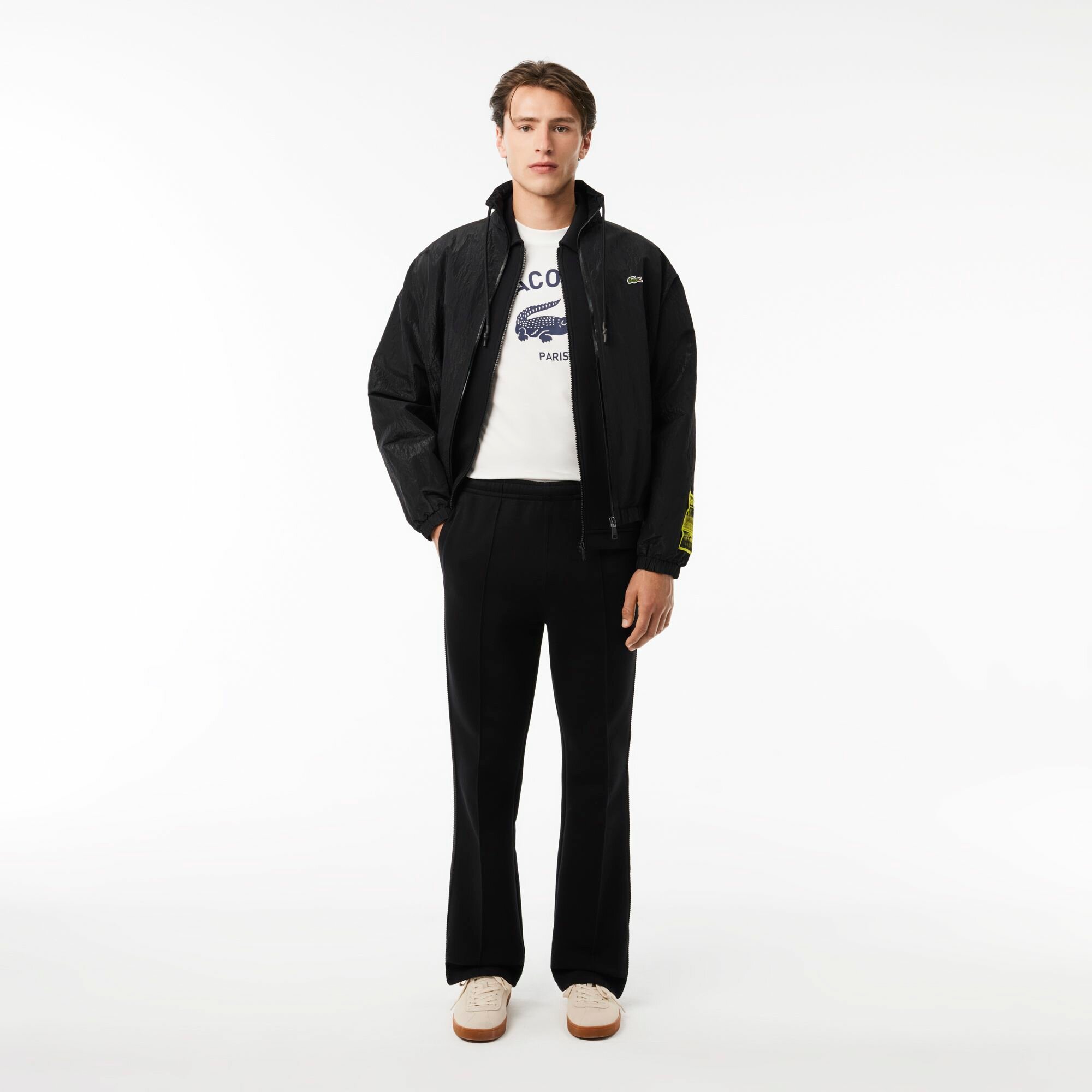 Футболка LACOSTE, размер M, белый — фото 1
