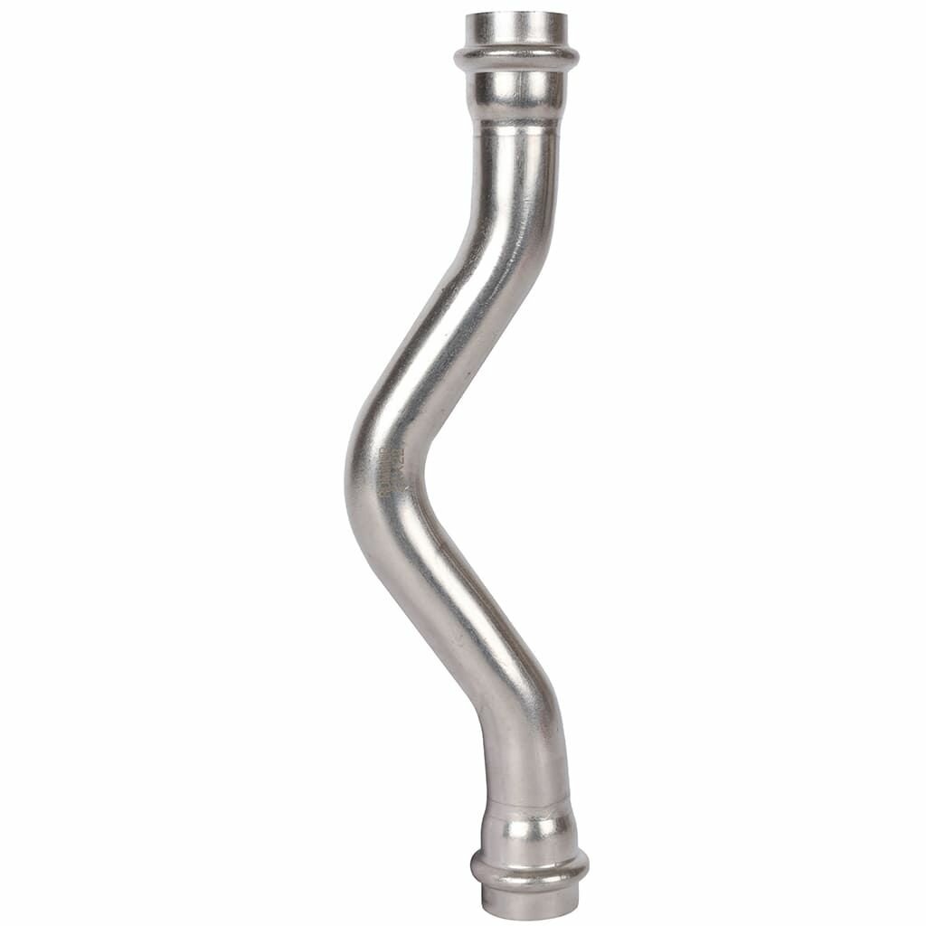 Обвод двухраструбный 22 ROMMER нерж. сталь