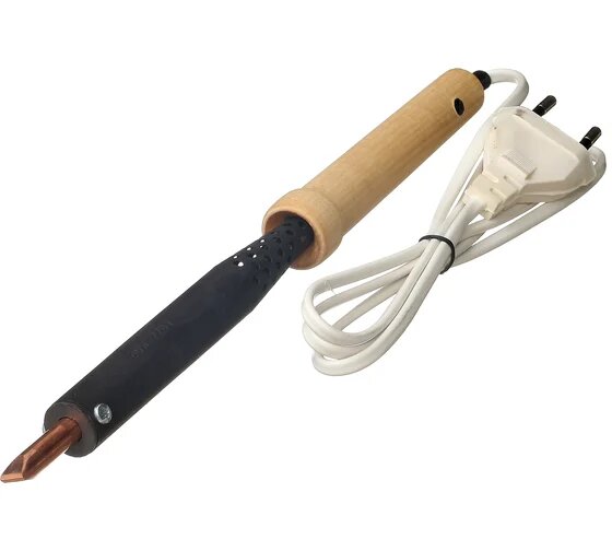 Паяльник 80Вт бытовой деревянная ручка Термолюкс