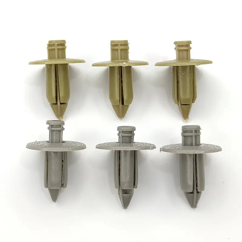 20/50 шт. пластиковые заклепки, крепежные зажимы для обшивки двери автомобиля, Gray - 20 pieces