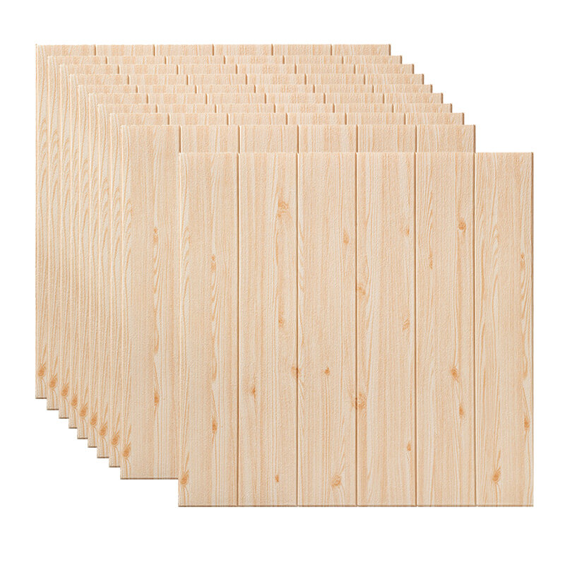 Панели самоклеющиеся для стен 10 шт "Вагонка сосна" 700х700х5мм 3д под дерево -KP