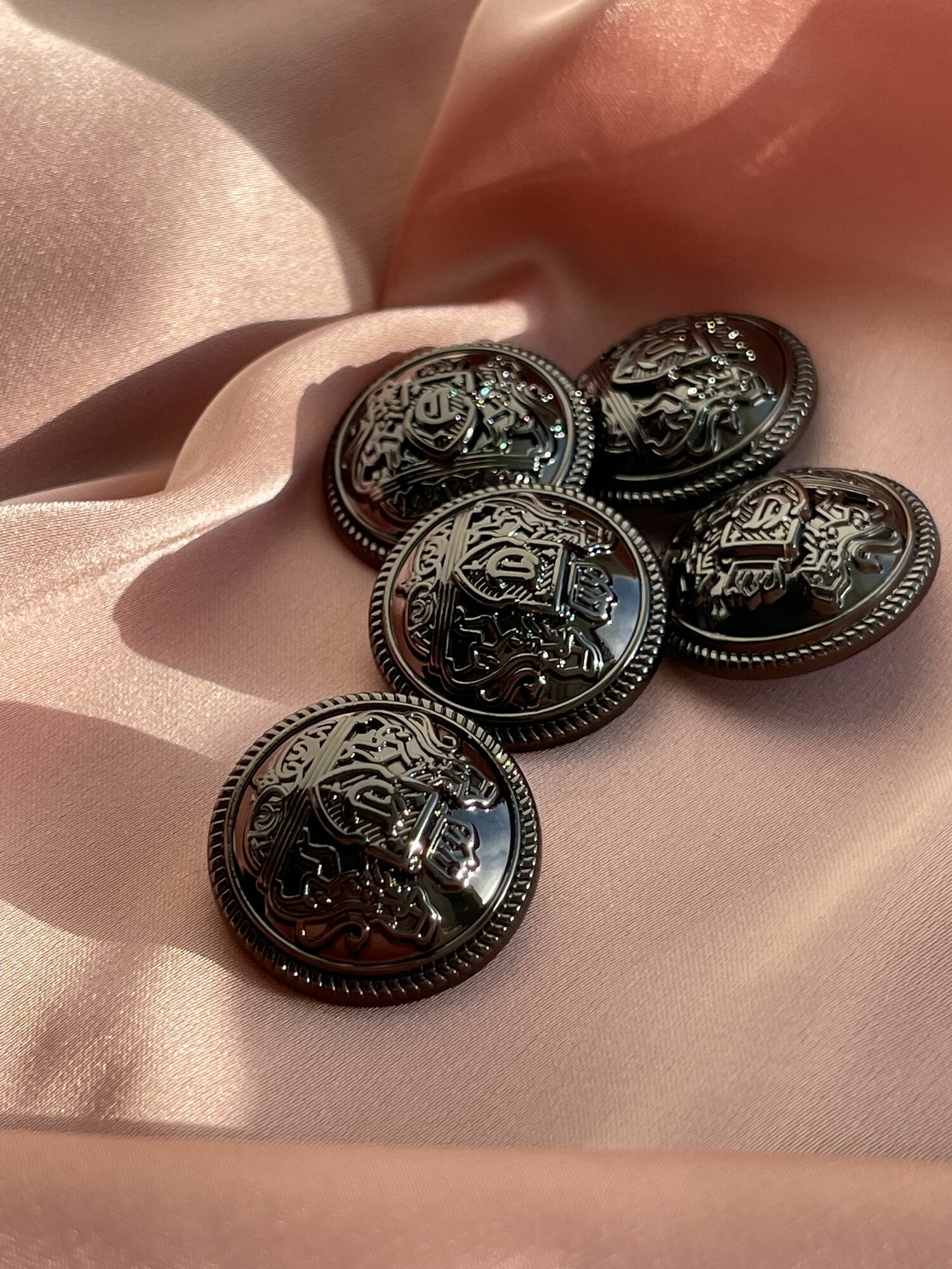 Пуговицы с гербом 25 мм, 5 штук