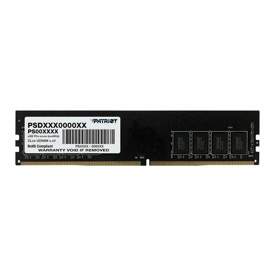Оперативная память PATRIOT PSD48G32002 DDR4 DIMM 8GB 3200МHz черный
