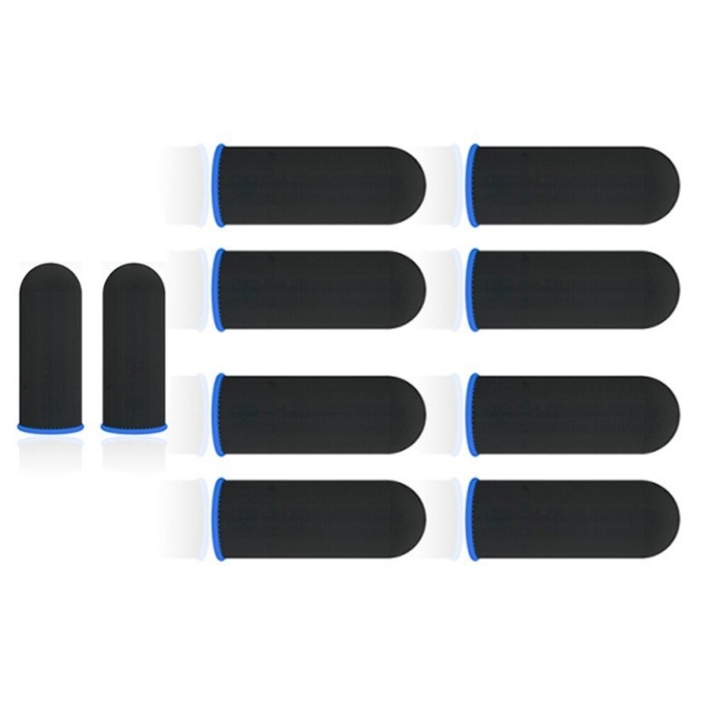 5 Пар рукавов для пальцев, чехол большого пальца, дышащие противоскользящие перчатки мобильных игр, Непромокаемый рукав пальца