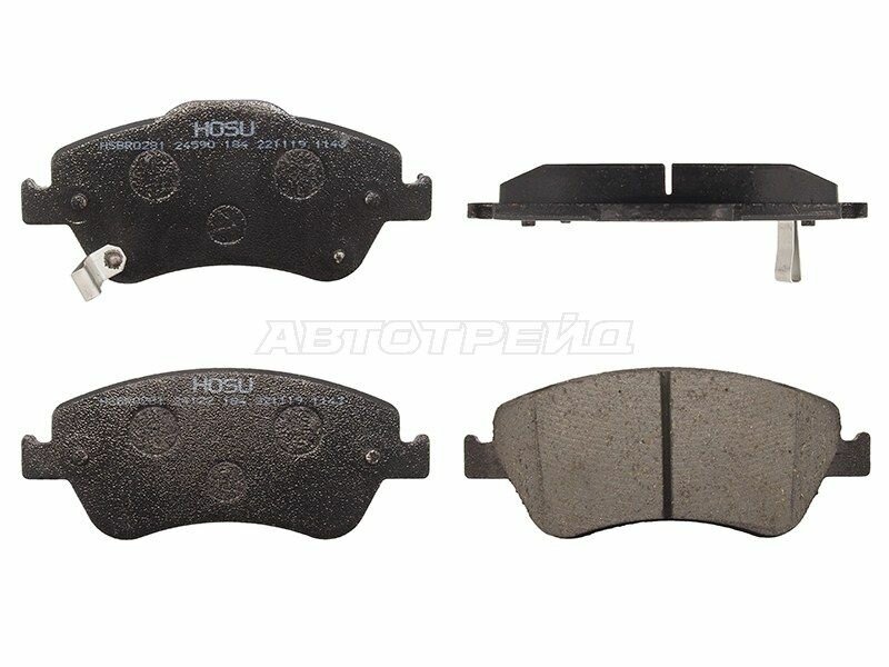 HOSU Колодки тормозные передние Toyota Corolla (E150, E180) 06-19 / Auris 06-16
