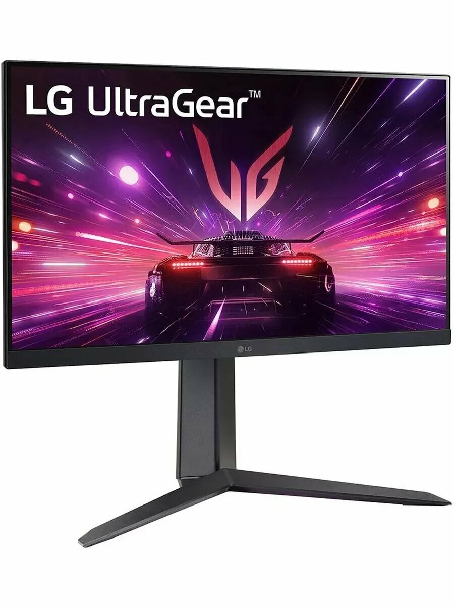 Монитор LG 23.8 UltraWide 24GS65F-B черный IPS LED 16:9 HDMI матовая HAS 300cd 178гр/178гр 1920x1080
