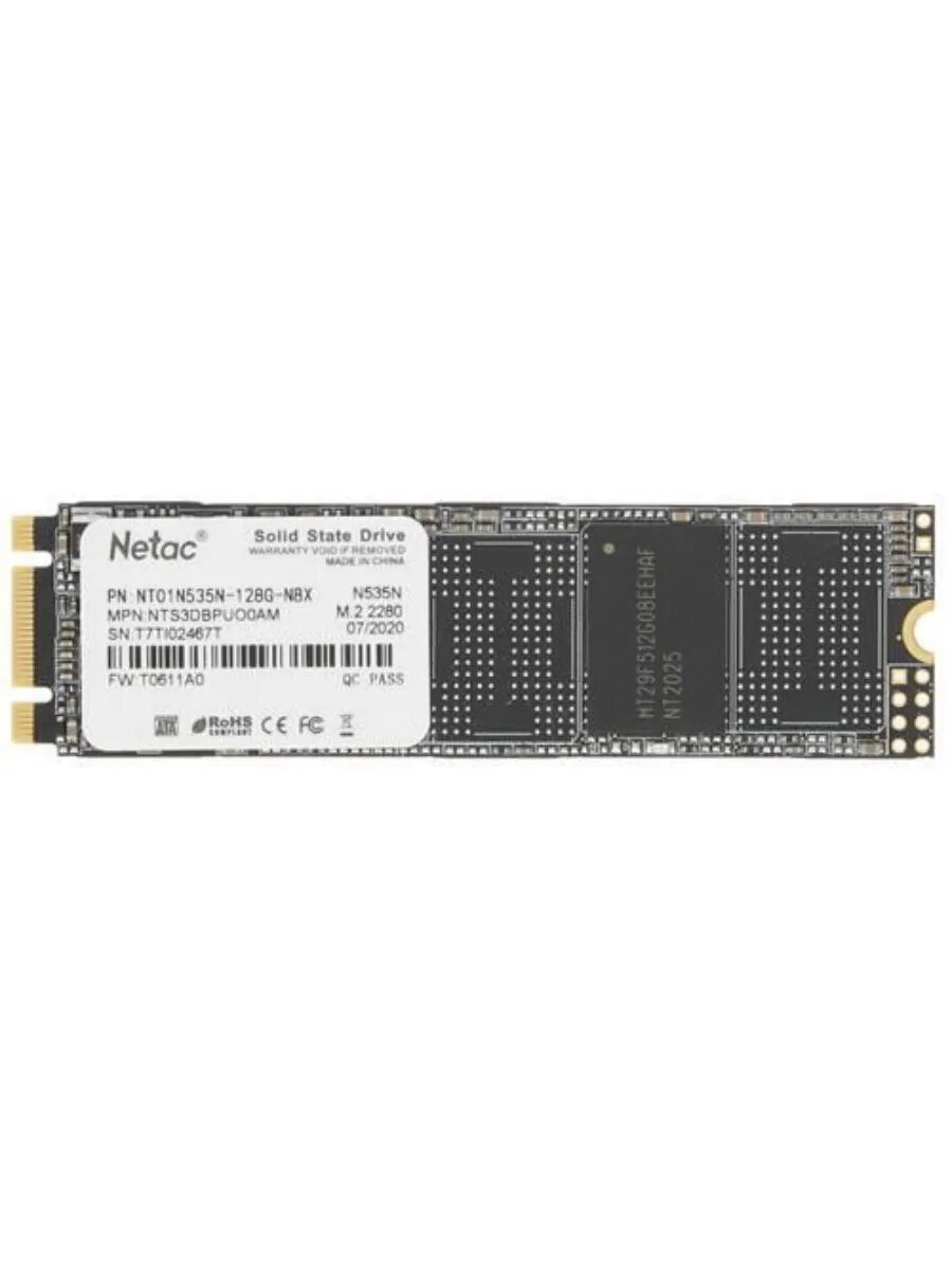 128 МБ M.2 SATA накопитель N535N NT01N535N-128G-N8X - SATA3