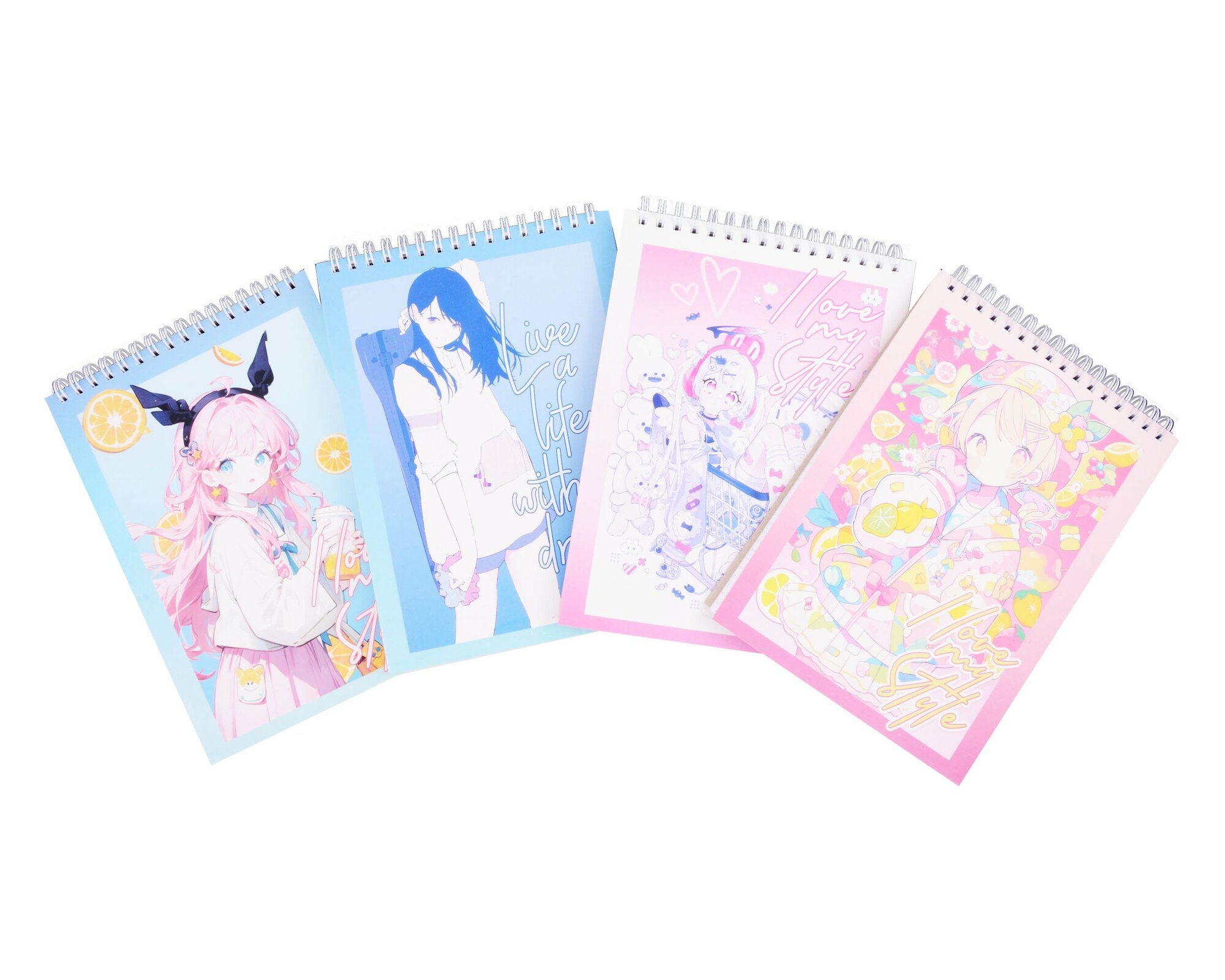 Блокнот А5 80л "Стиль. Аниме" спираль