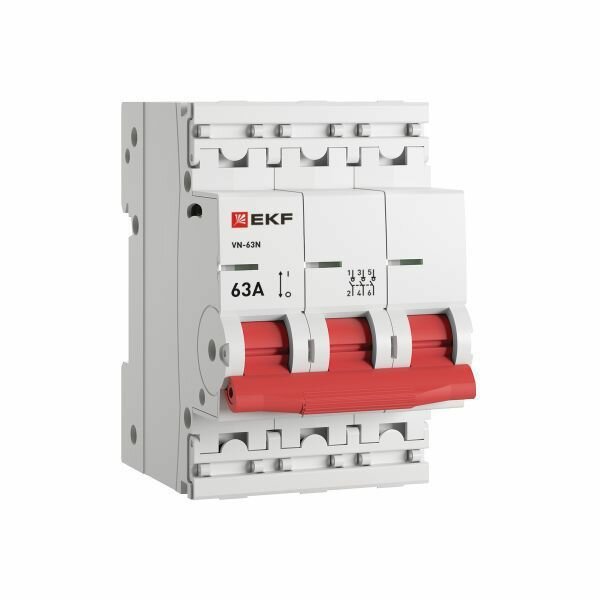 Выключатель нагрузки 3п 63А ВН-63N PROxima EKF S63363