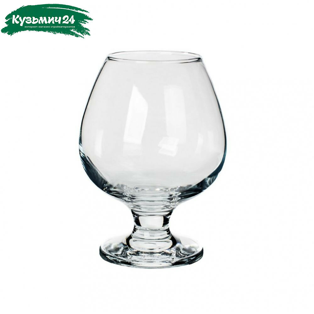 Бокал Pasabahce Bistro, для коньяка, стеклянный, для сервировки стола, 400 мл