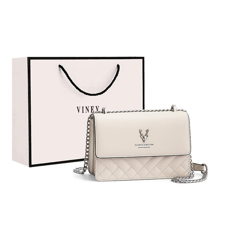 Сумка VINEY Кожаная маленькая квадратная сумка