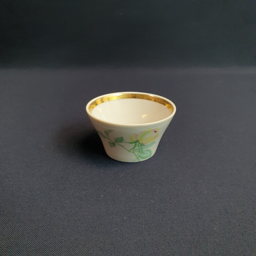 Соусник Дулево, фарфор деколь 80 мл, винтаж СССР