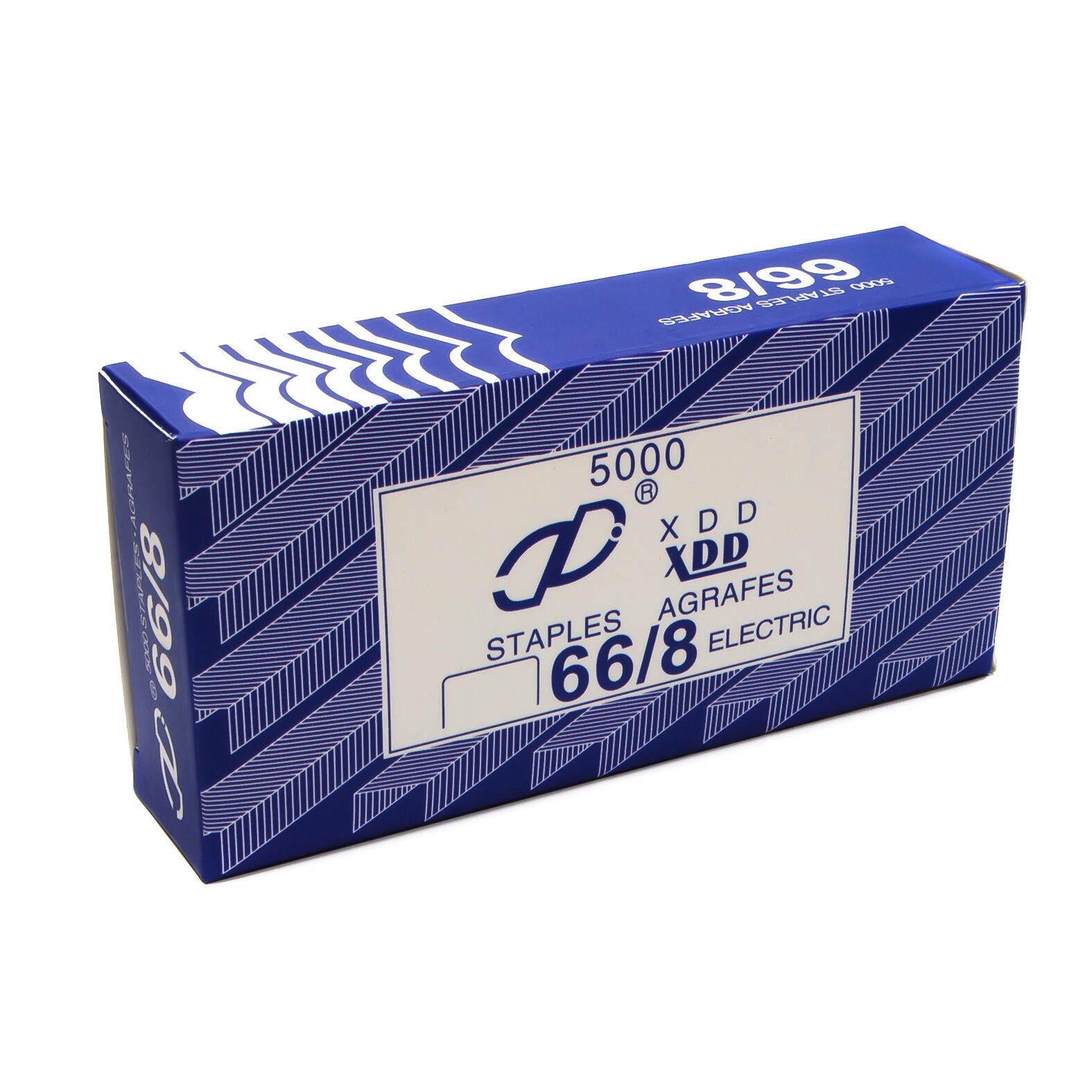 Скобы для электрического степлера 66/8 с заостренными краями, XDD, 5000 шт, 10 - 50 листов бумаги
