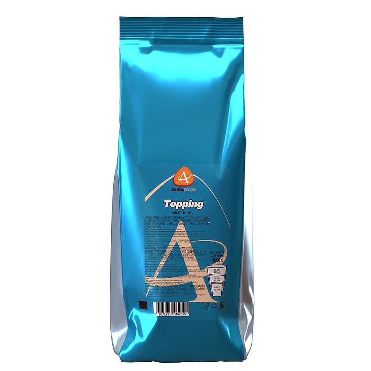 Сливки сухие Almafood Topping Milk Drink для вендинга 1 кг