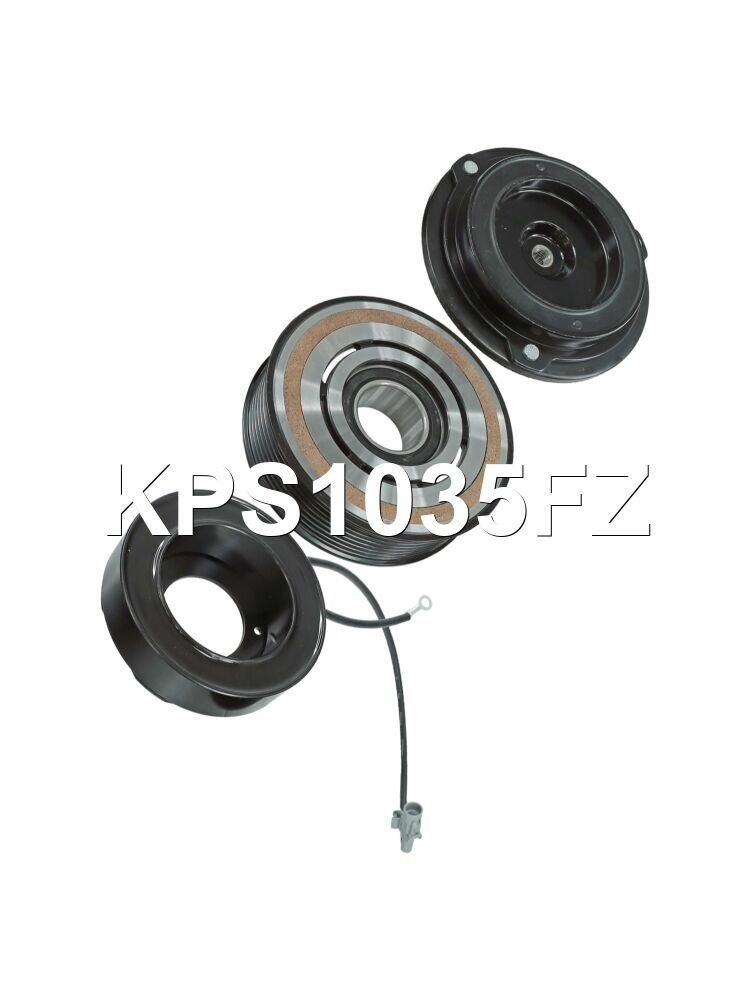 Шкив компрессора кондиционера в сборе Krauf KPS1035FZ для Toyota Prado