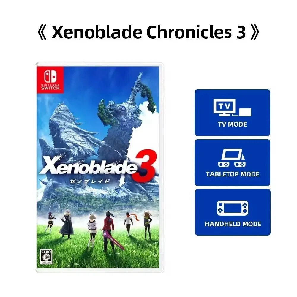 Предложения игр для Nintendo Switch — картридж Xenoblade Chronicles с 3 игроками, физическая карта, поддержка ролевых игр, настольный портативный телевизор