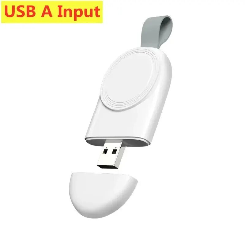 Беспроводная зарядка для Apple Watch, White, USB A