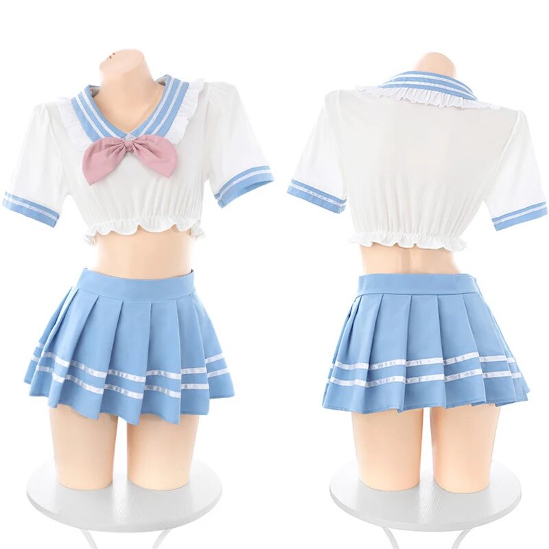 AniLV японская аниме школьная форма морячка полиэстер 02