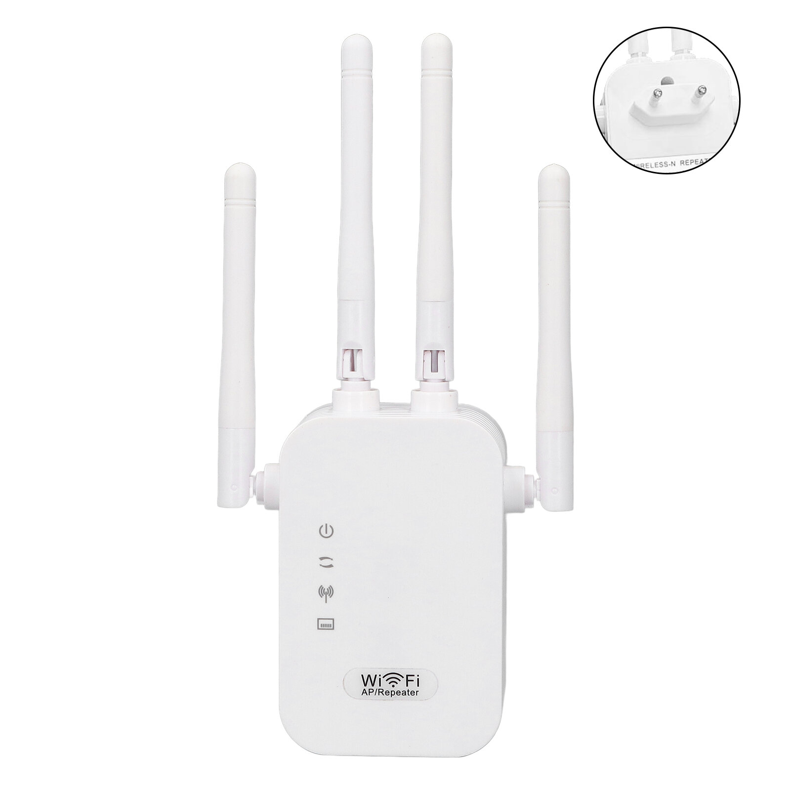 Wi -Fi Extender 300 Мбит / с 4 Антенна Сильная передача сигнала Эффективная тепловая диссипация беспроводная сеть ретранслятор ЕС Петка