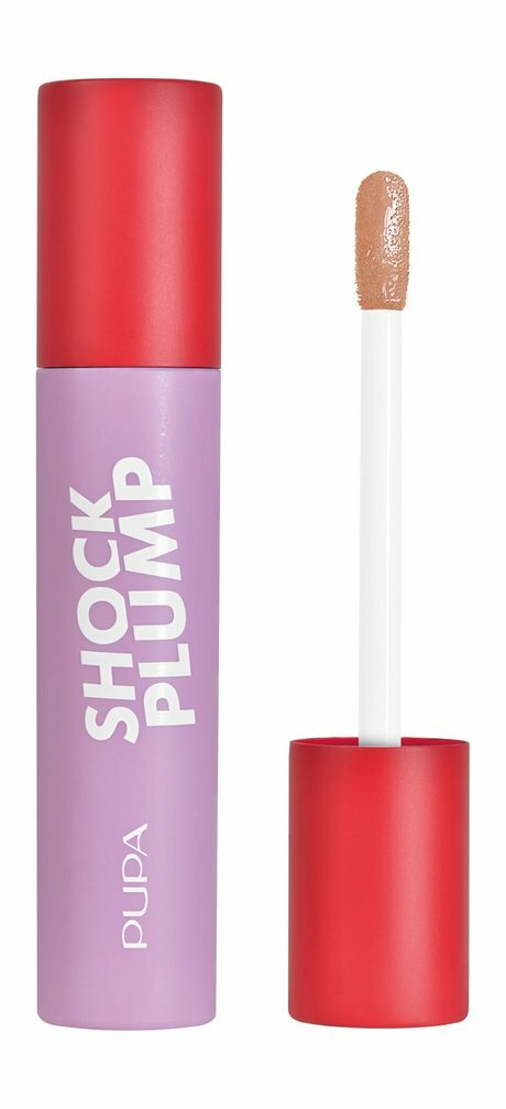 Pupa Shock Plump Instant Volume Lip Gloss Блеск-плампер для губ | 003 Scandal Nude 5мл