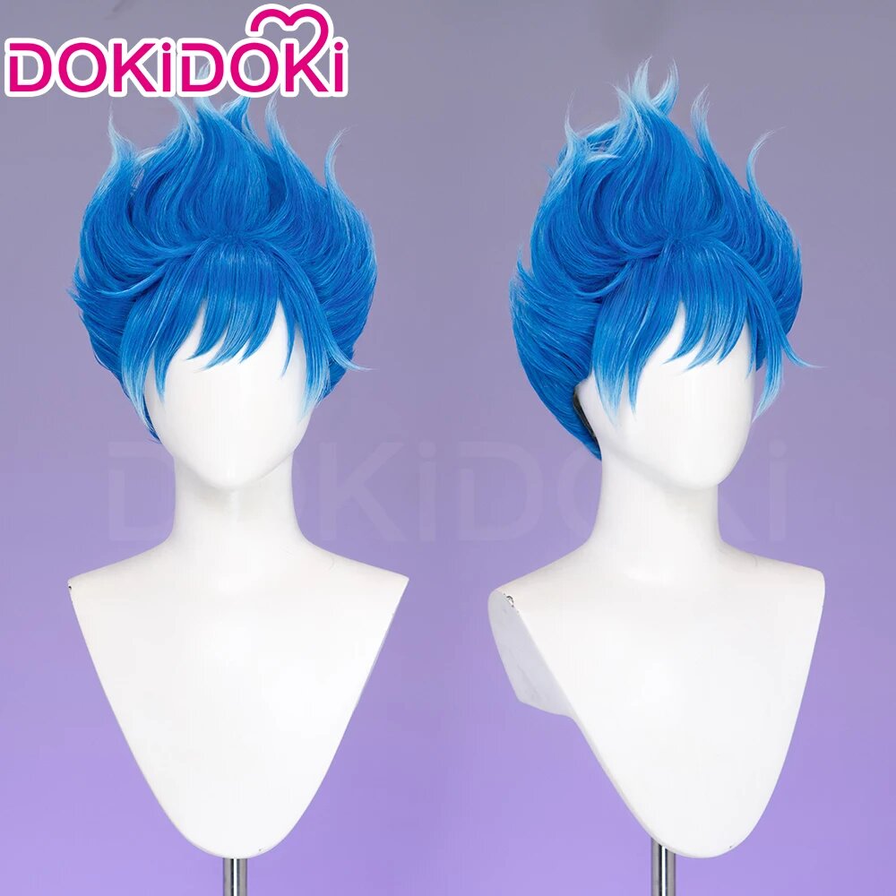 Косплей парик Riddle Lilia Ace Cater Trey Skully Floyd Deuce Vil Neige Game Синий, Ortho Wig Only