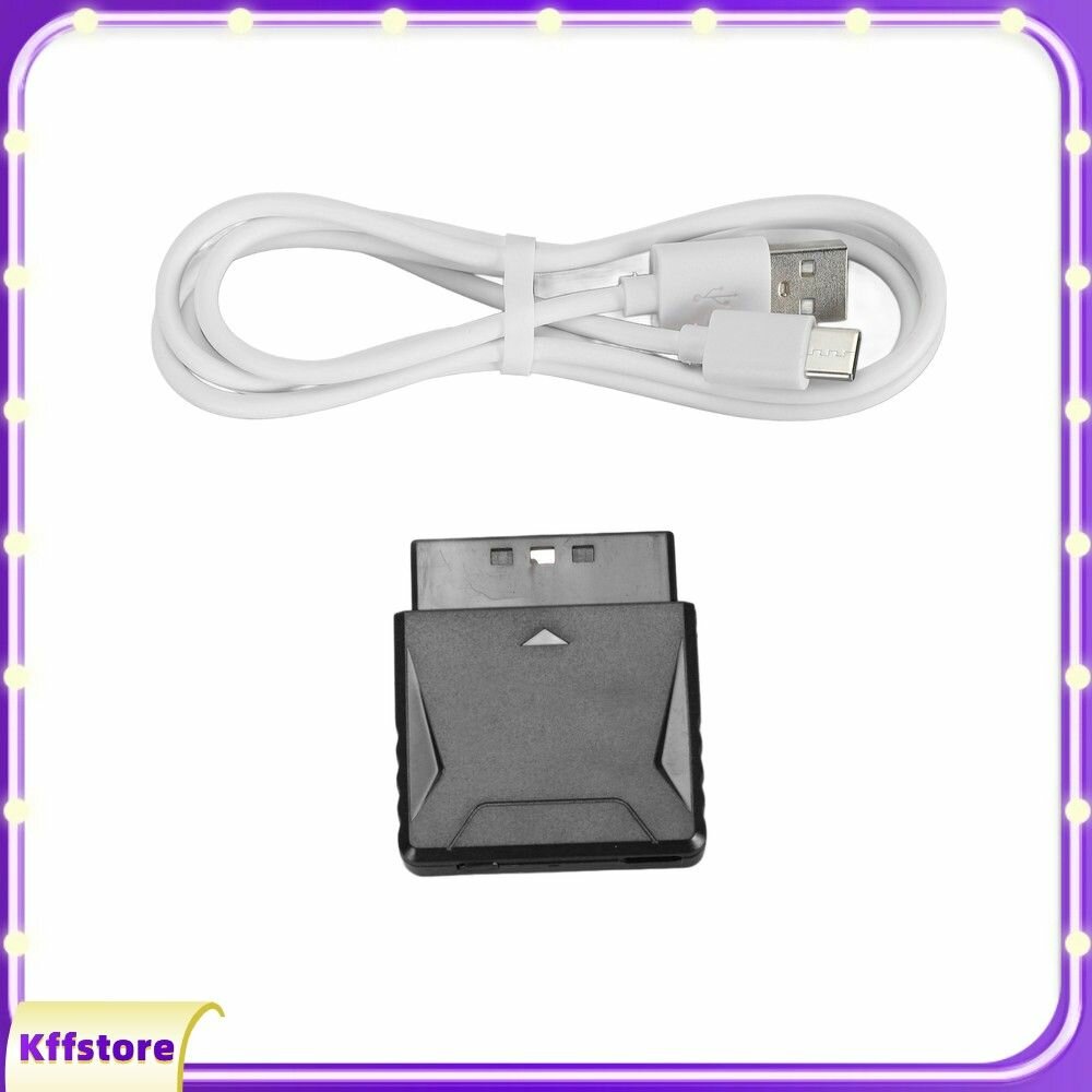 Ретро адаптер беспроводного контроллера, Bluetooth, для PS1, совместим с PS3/PS5, черный