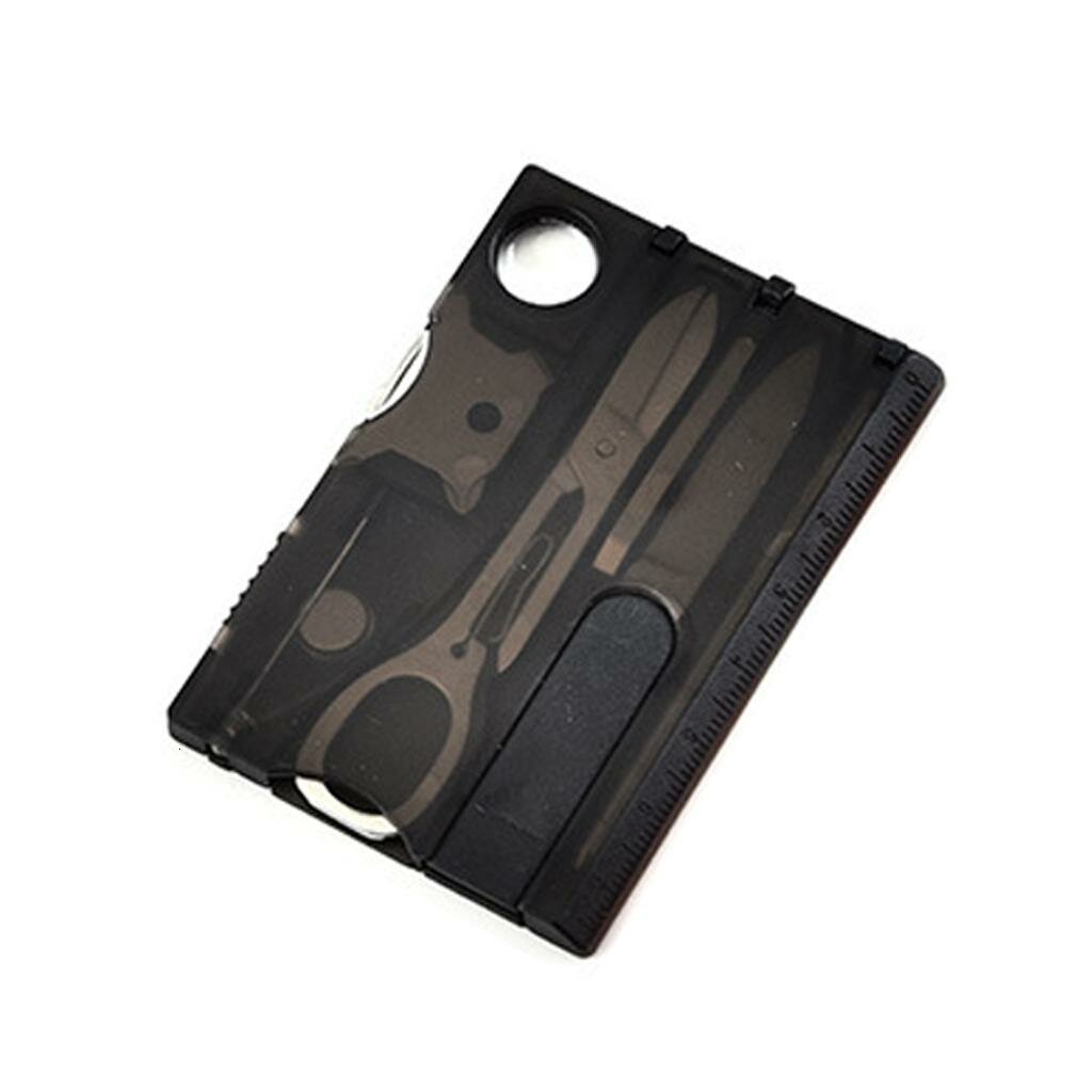 12 в 1 мультитул для карты, Черный