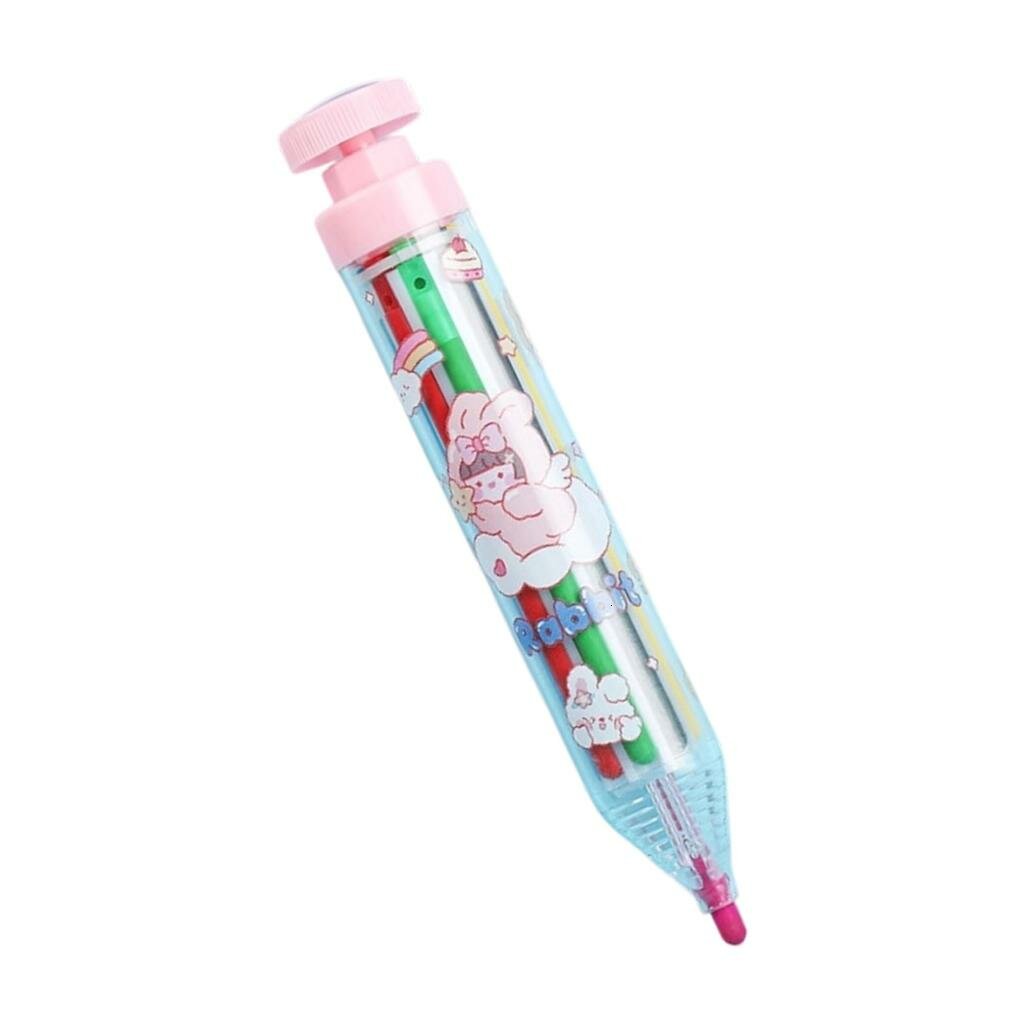 Детские безопасные карандаши для рисования, 8 цветов, Розовый