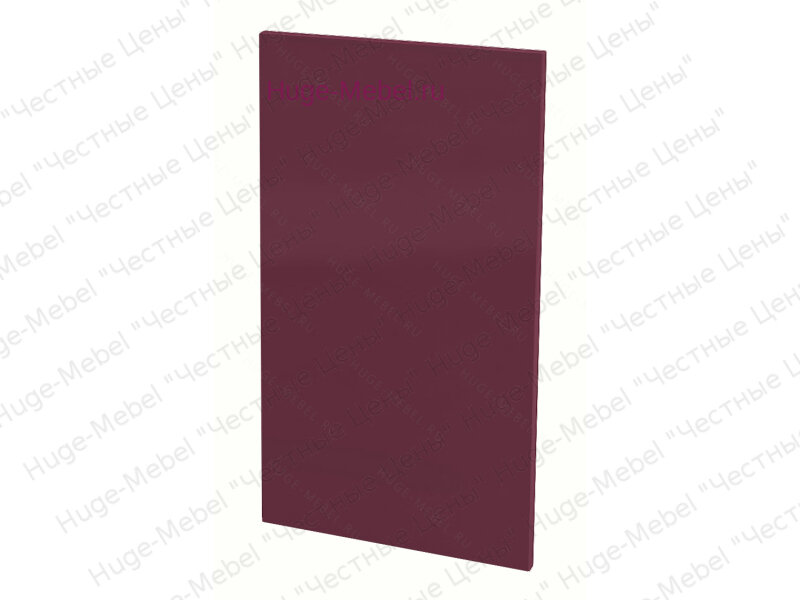 Кухонный фасад Ф-220 бордо глянец (Ксения) Huge Mebel. Ширина 396 Высота 916. Кухонные фасады