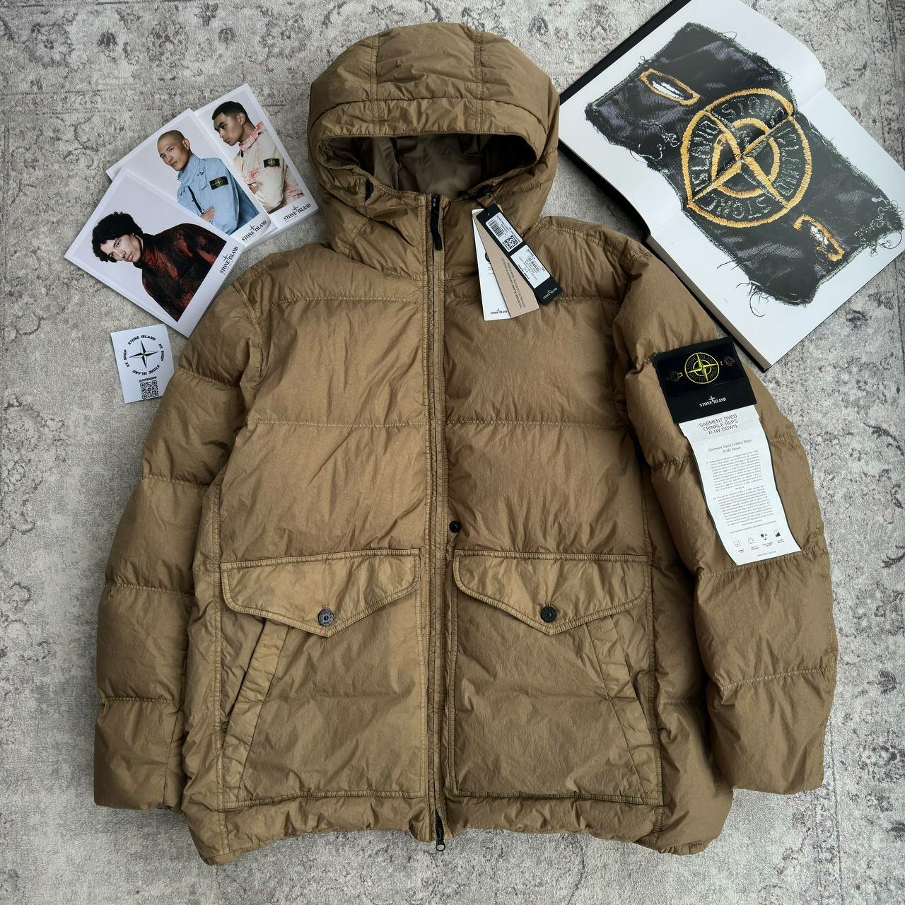 Пуховик Stone Island CRINKLE REPS R-NY 811540723