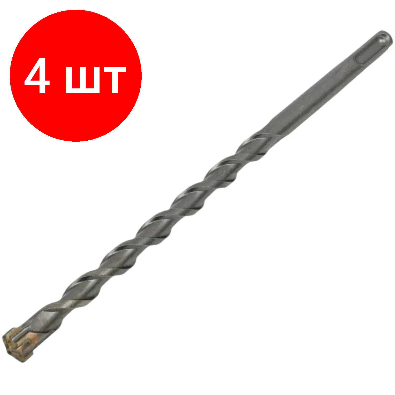 Комплект 4 штук, Бур по бетону SDS+ (16х310) HeadRock 402-010-16310