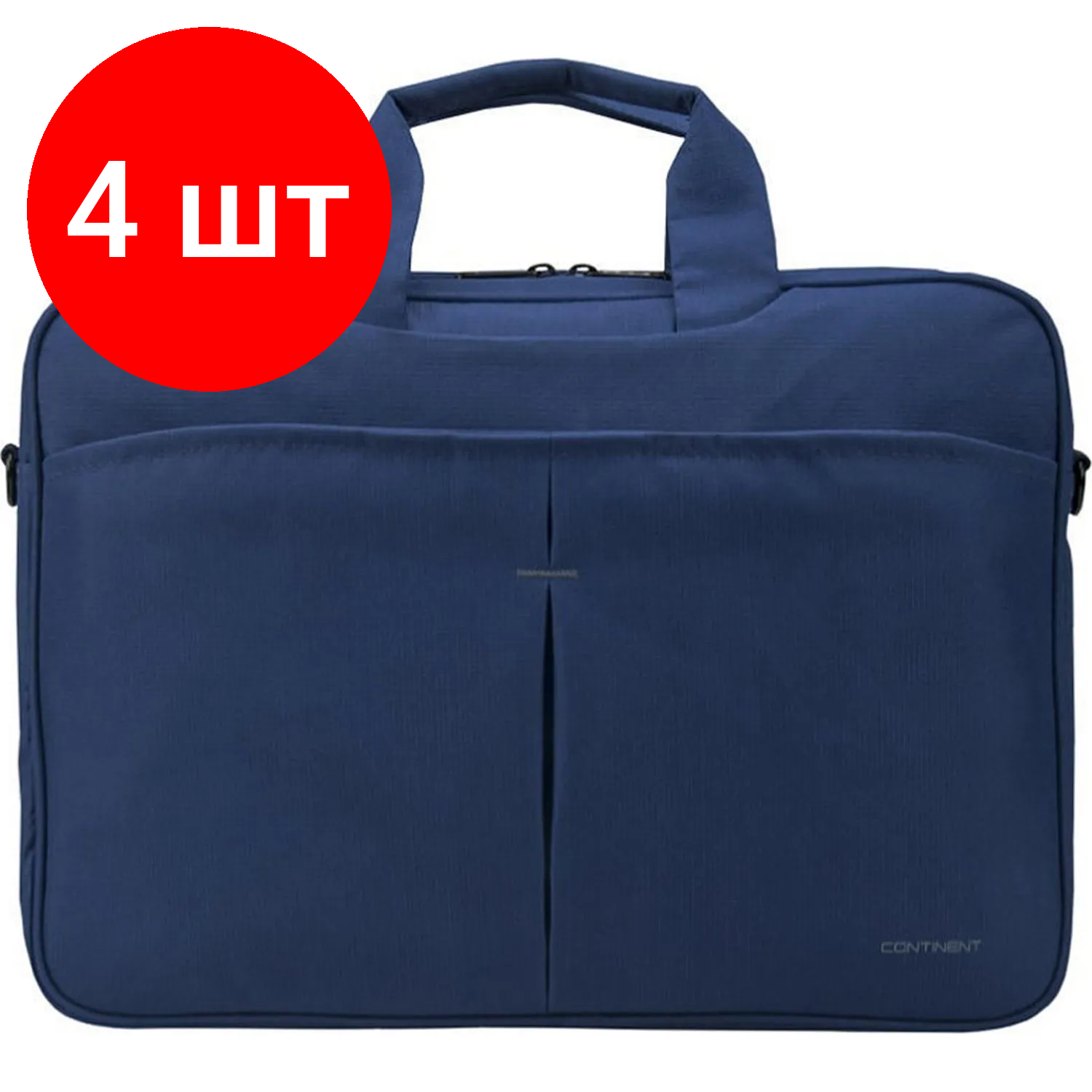 Комплект 4 штук, Сумка для ноутбука 15.6 Continent (Continent CC-012 Blue)