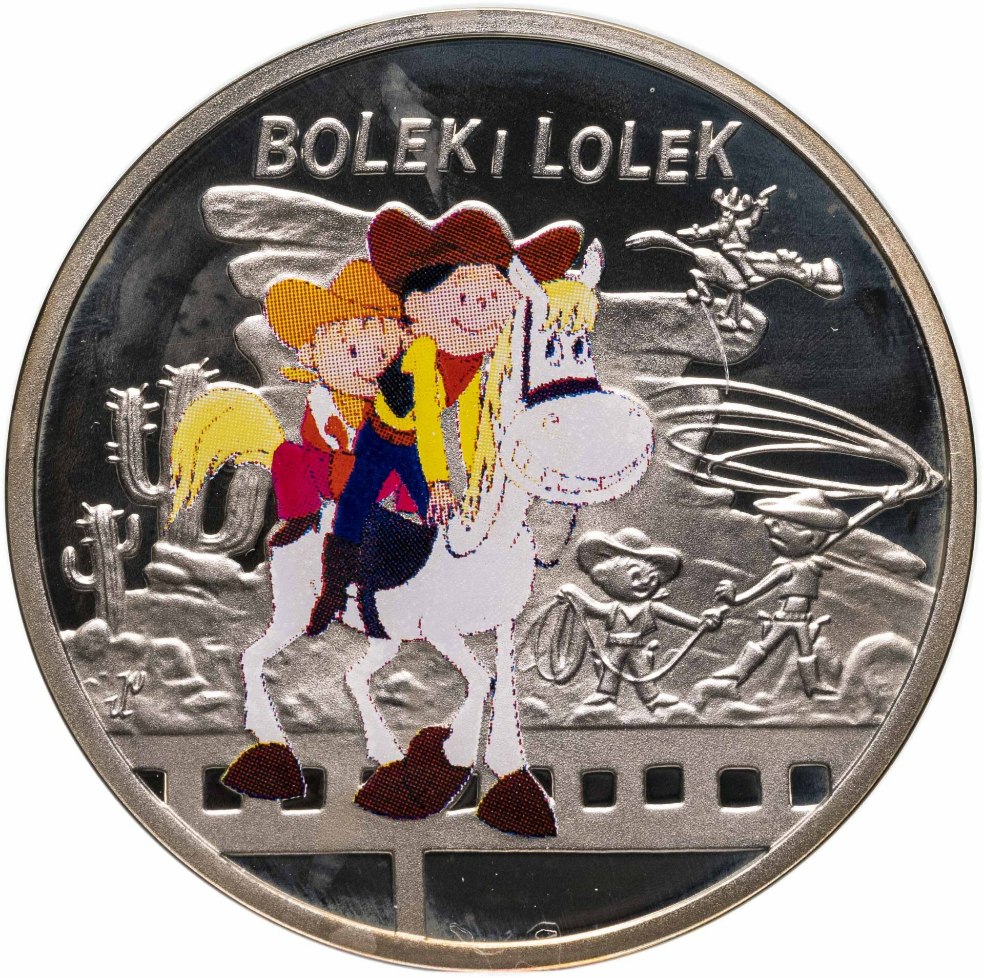 Остров Ниуэ 1 доллар 2011 "Герои мультфильмов - Болек и Лёлик", Серебро 925, в сохранности Proof