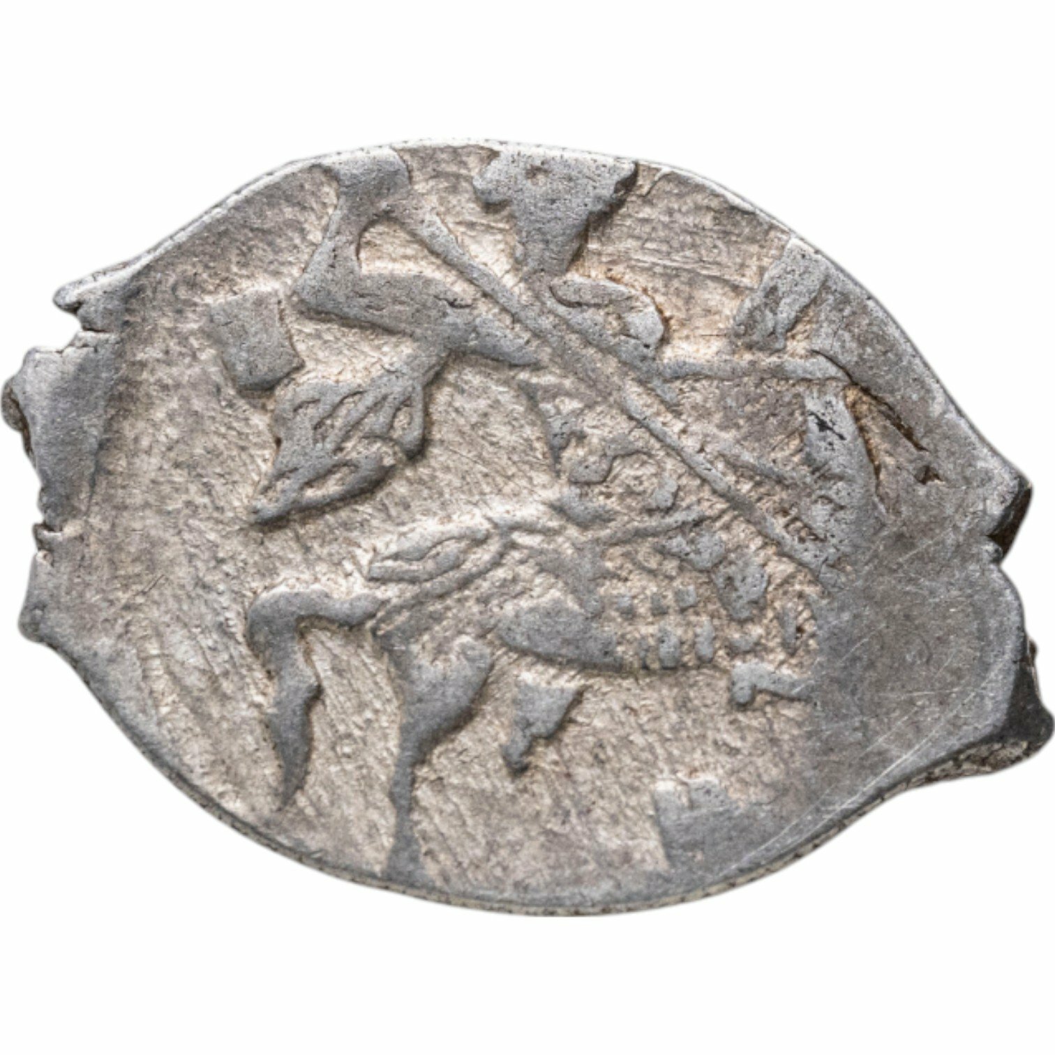 Борис Годунов Смута Копейка чекан Москвы БО/М, Серебро, в сохранности XF