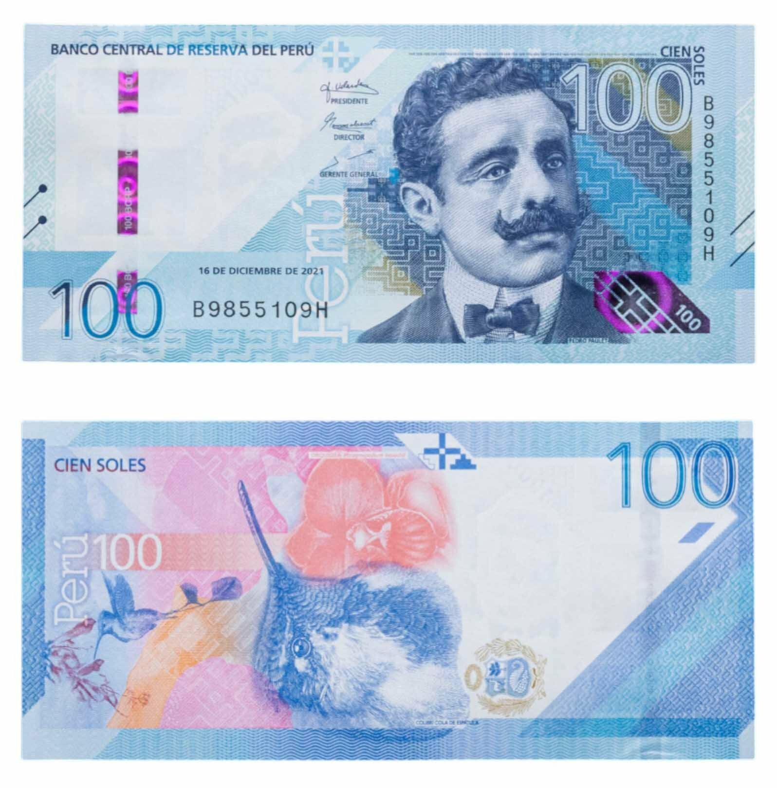 Перу 100 соль 2021 2024 Pick 199b