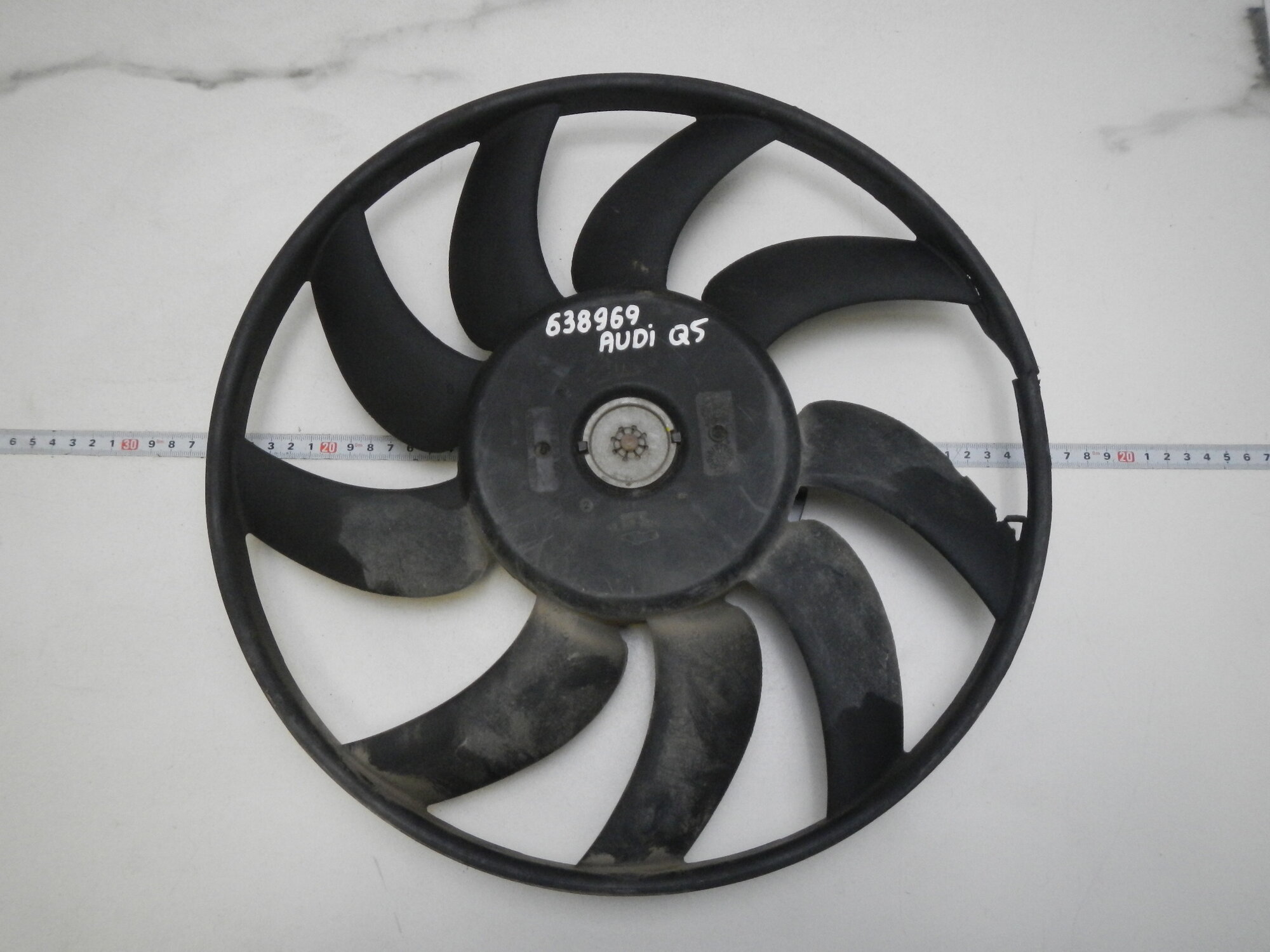 Б/У Моторчик вентилятора, Audi (Ауди)-Q5 (FY) (17-) AUDI Q5 (FY) (17-) крыльчатка сломана Без видимых повреждений. 638969...